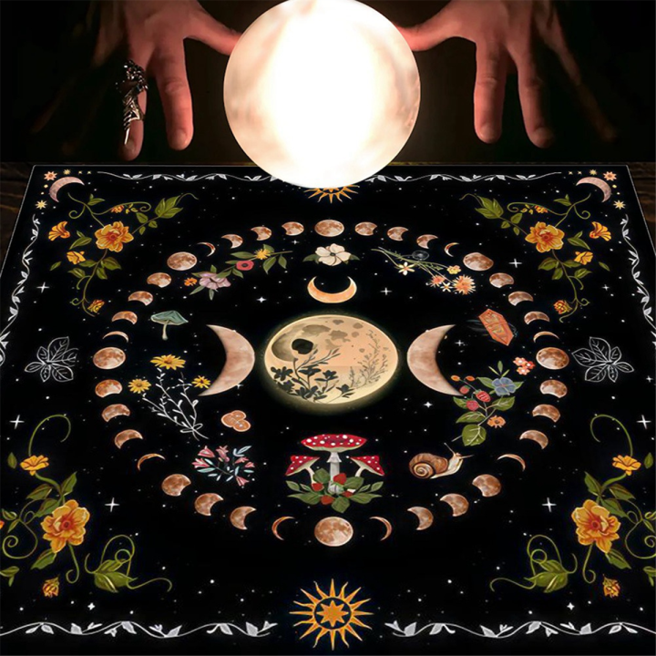 Tarot Card Tablecloth, Fortune Telling Card Mat, Board Game Cloth Mat ...