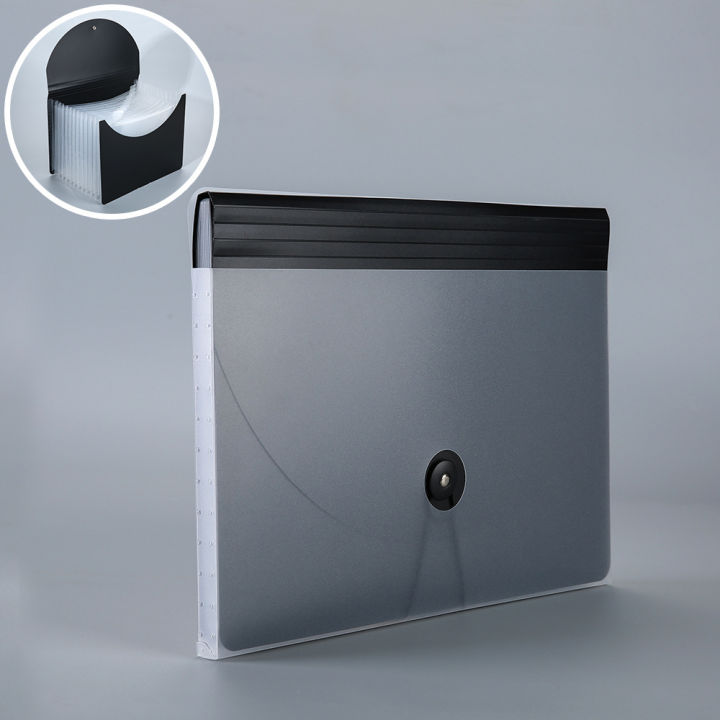 Three-Sided Sealed Accordion Folder Set A4 Large Capacity File Folder ...