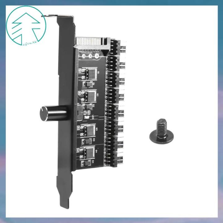 Pc 8 Channels Fan Hub Cooling Fan Speed Controller for CPU Case HDD VGA ...