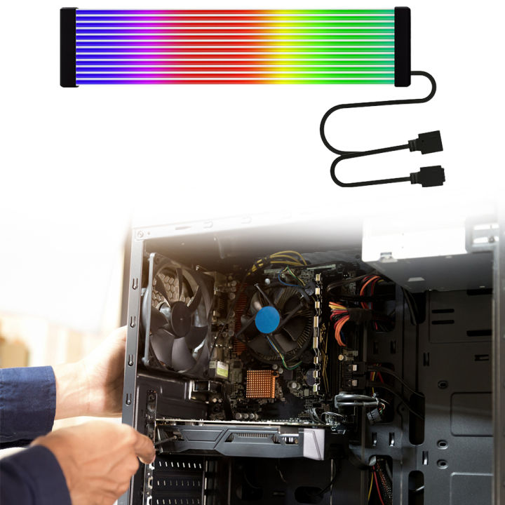 5V 3pin RGB thanh dải đèn LED 8/24Pin Bo mạch chủ cáp nối nguồn PC RGB ...