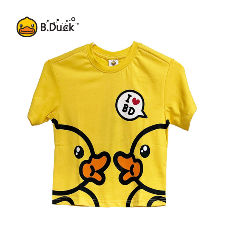 B.Duck【การจัดส่งในท้องถิ่น⚡️】เสื้อยืดเด็กแขนสั้น ผ้าcotton คุณภาพดี ...