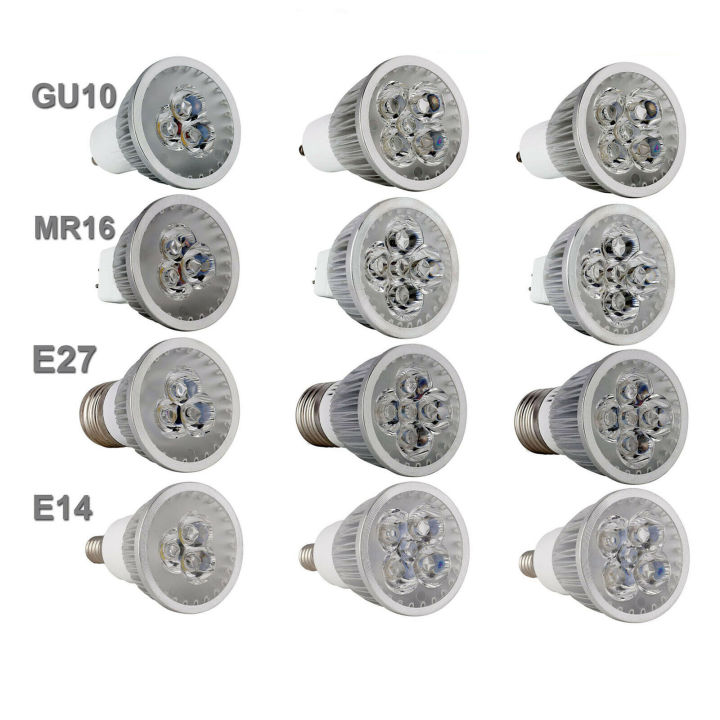 ERANPO LED Spotlight Bulbs Indoor GU10 MR16 E27 E14 9W 12W 15W 85-265V 12V Lamps For Home ...