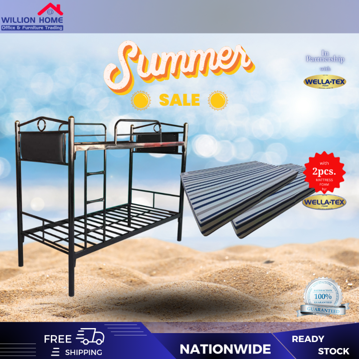WILLION HOME AND OFFICE FURNITURE TRADING - JACOB DOUBLE DECK METAL BED ...