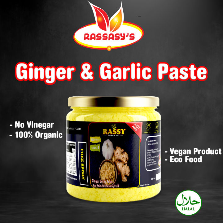 RASSASY'S GINGER GARLIC PASTE / PES HALIA DAN BAWANG PUTIH 180GRAM | Lazada