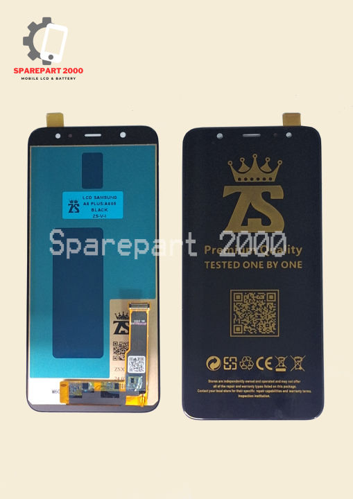 LCD HP SAMSUNG A6 PLUS/A605 BLACK-2000 | Lazada Indonesia