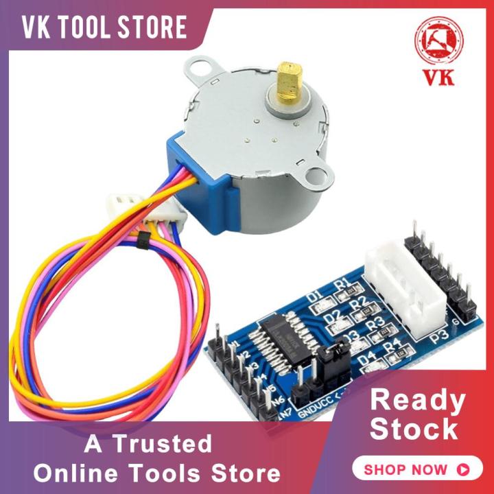 5V สเต็ปเปอร์มอเตอร์ไดรเวอร์บอร์ดเอาท์พุทหลายช่อง28BYJ-48 ULN2003 ...
