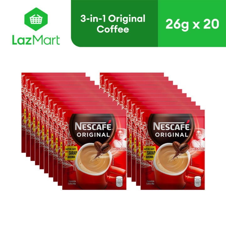 NESCAFE Original 20g - Pack of 20 | Lazada PH