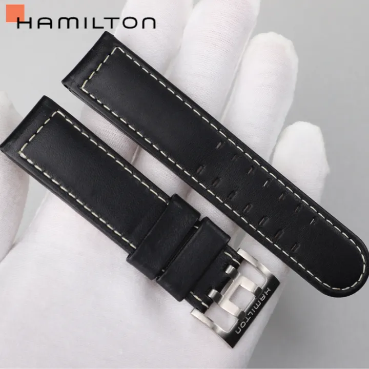 Hamilton strap original leather jazz series field khaki aviation ...