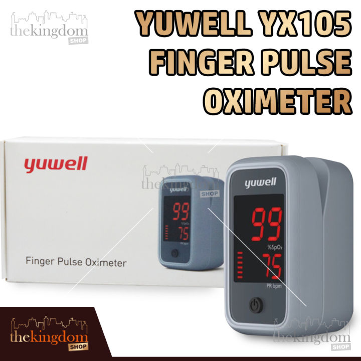 Yuwell YX105 Finger Pulse Oximeter Oksimeter Oxymeter Oksigen Oxygen ...
