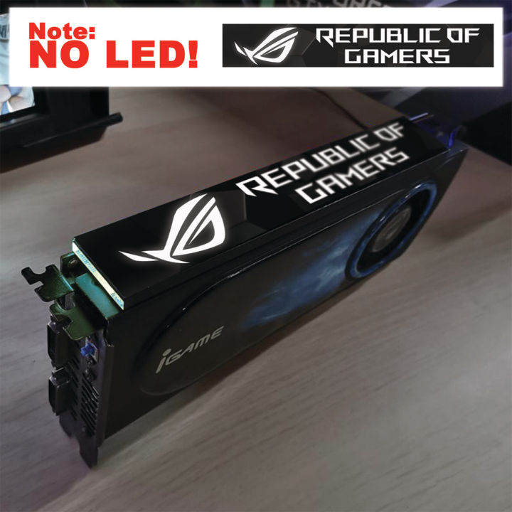 Custom Gpu side Plate - 3mm - Plexiglass + Vinly Sticker | Lazada PH