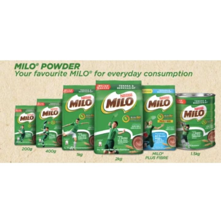 Milo Activ-Go Softpack(1kg) (2kg)(2.2kg) (3in1 x 18 stick) | Lazada