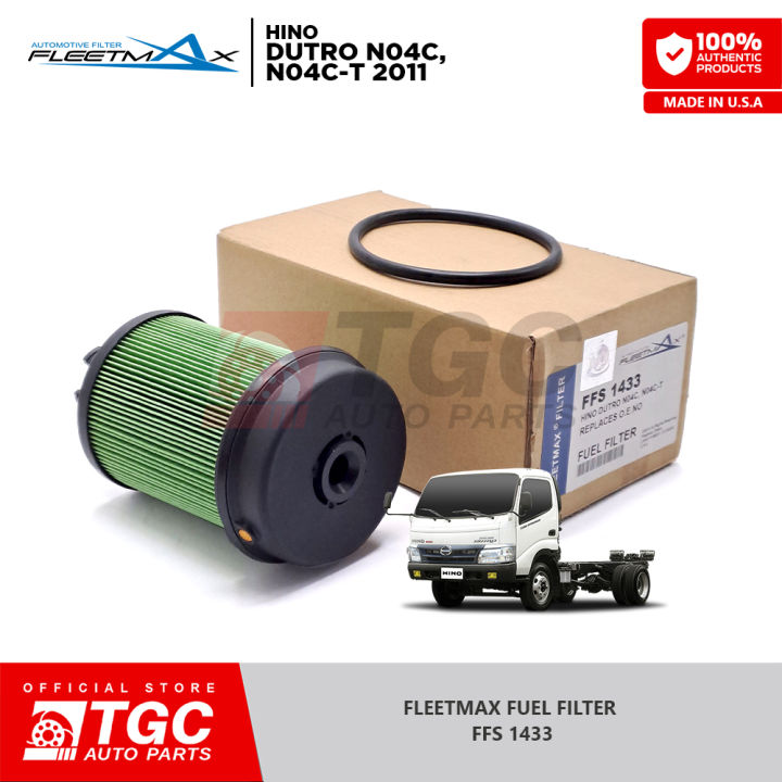 Fleetmax Fuel Filter for HINO DUTRO N04C, N04C-T 2011 23304-EV390 FFS ...