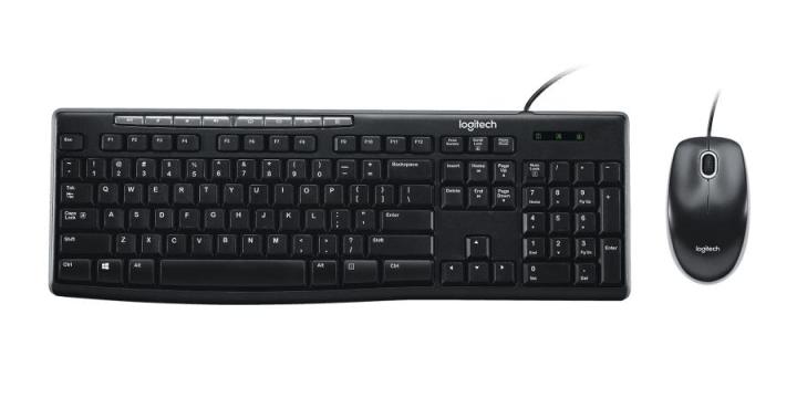Logitech MK200 Media Keyboard + Mouse [Combo Set] - 920-002693 | Lazada