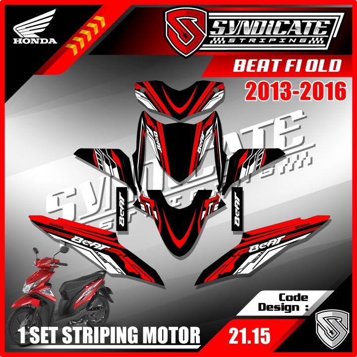 Decal Stiker Fullbody Beat Fi Lama / Old 2013 2014 2015 2016 Desain ...