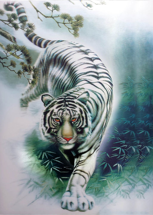 POSTER CETAK HARIMAU LUKISAN CETAK HARIMAU POSTER CETAK HARIMAU JUMBO ...