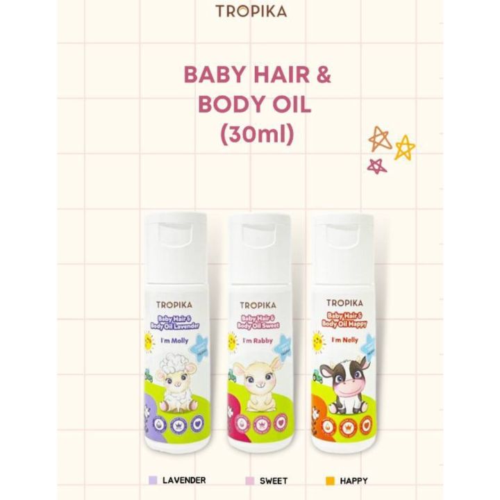 Tropika Baby Body & Hair Oil 30ml | Lazada