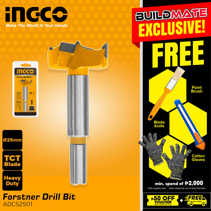 BUILDMATE Ingco Forstner Drill Bits 25mm ADCS2501 - IHT | Lazada PH