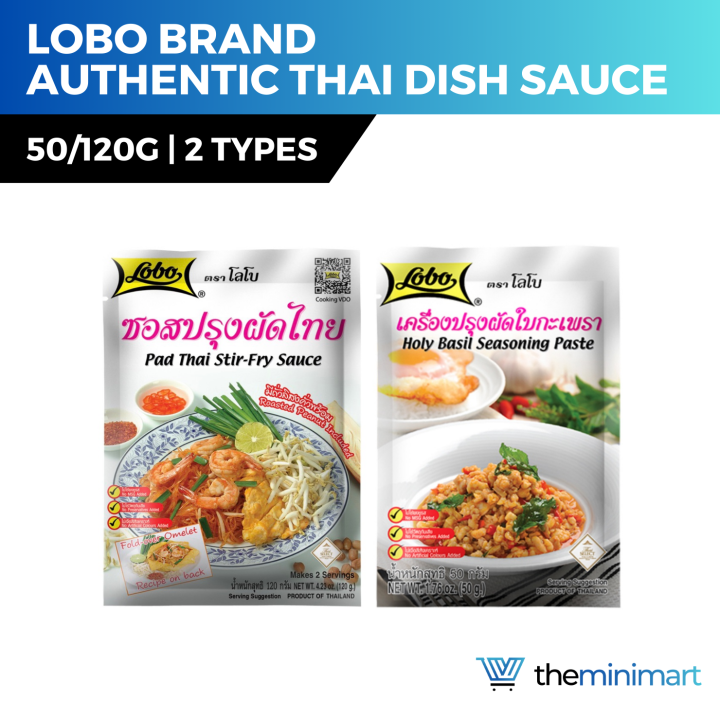 Lobo Brand Authentic Thai Dish Sauce 30g-120g - Traditional Thai Flavor ...