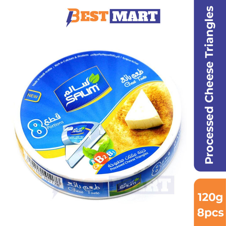 Salim Processed Cheese Triangle 120g ( 8 Pcs ) great taste | Lazada