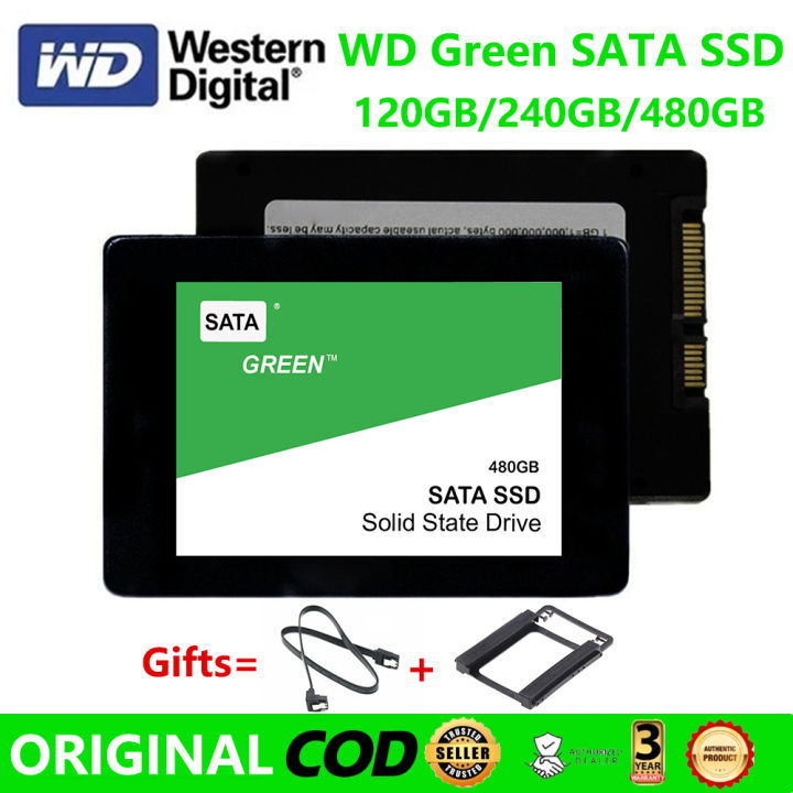 Western Digital WD Green SSD 120GB 2.5" SATA III SSD Solid State Drive ...