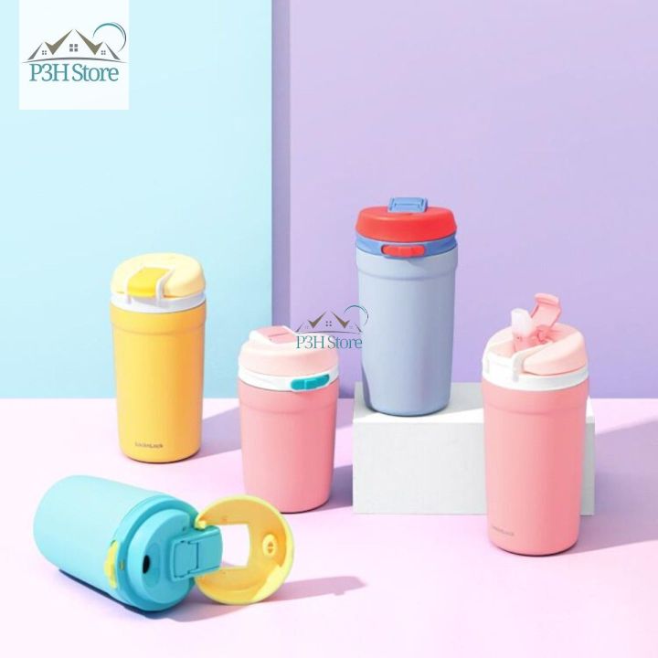 Bình giữ nhiệt LocknLock DUAL One Touch Tumbler 320ML LHC3276 , 430ML ...