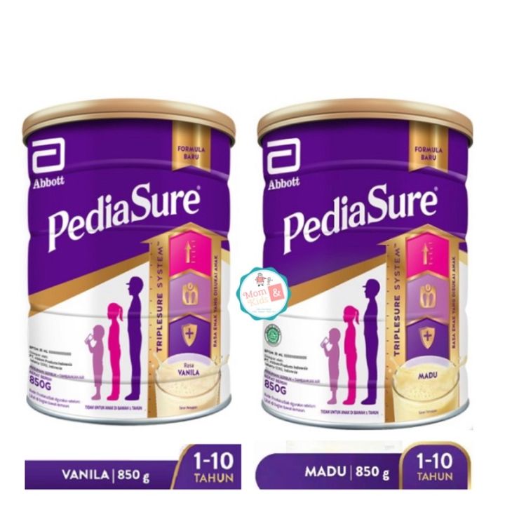 PEDIASURE TRIPLESURE 850gr MADU, VANILA SUSU FORMULA BUBUK | Lazada Indonesia