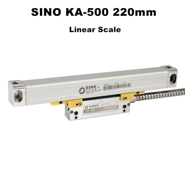 Lathe DRO Scales SINO KA-500 220mm 5um 1um Linear Digital Scale KA500 0.005mm 0.001mm 220mm ...