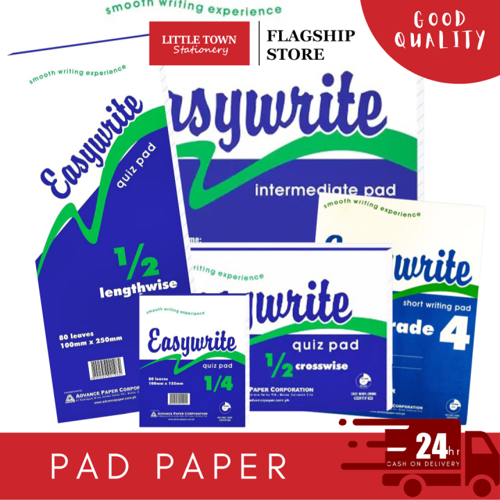 Easywrite Intermediate Writing Quiz Pad Paper 80lvs 1 Pad | Lazada PH