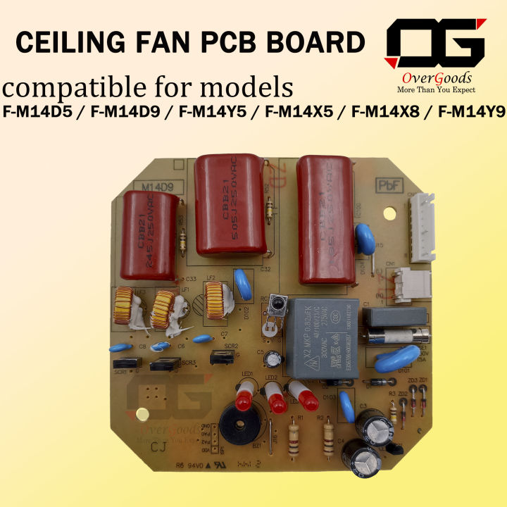 Ceiling FAN PCB BOARD Panasonic / KDK KIPAS SILING F-M12D2 / F-M14D5 ...