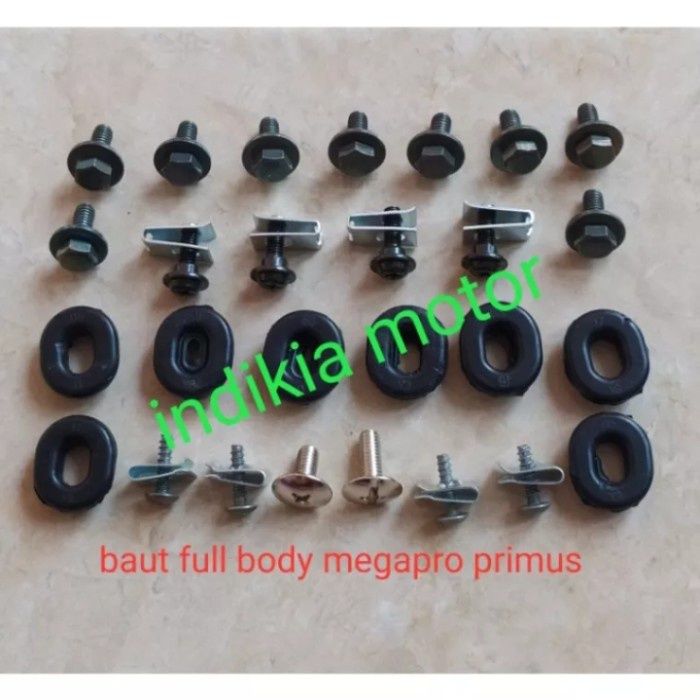 Baut Motor Lengkap baut baud full body megapro new primus Bisa COD ...