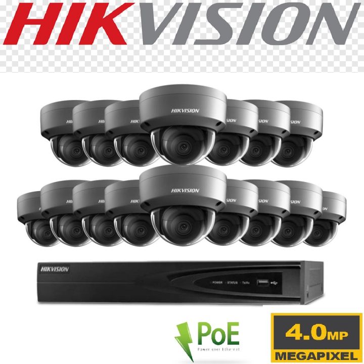 Hotdeal 16 Channel Hikvision 4MP POE Network NVR CCTV System With 16 x ...