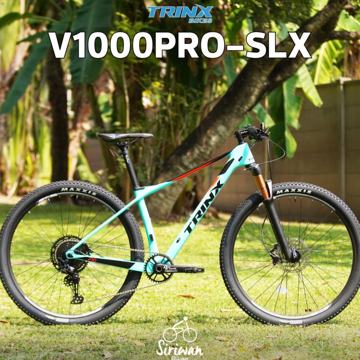 TRINX V1000 Pro เสือภูเขาเฟรมคาร์บอน ล้อ 29 SHIMANO SLX 1X12 สปีท ...