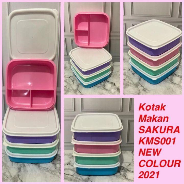 Lunch box Sakura / Tempat Makan / Kotak makan / Catering box / Wadah ...