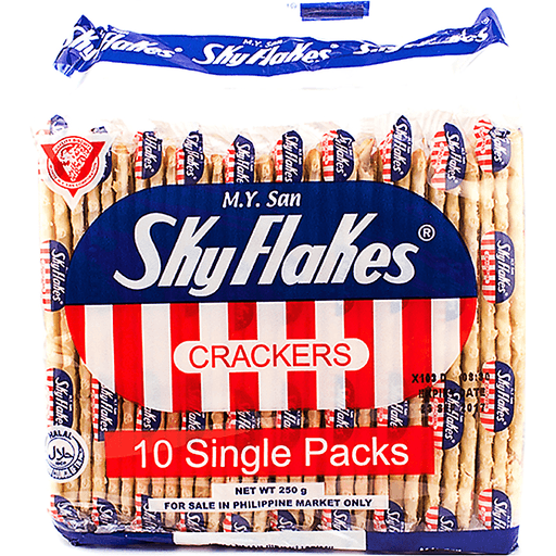 M.Y. San Skyflakes Crackers 250g (10 single packs) | Lazada PH