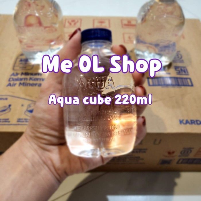 AQUA CUBE 220ML BOTOL 24 PCS LIMITED EDITION | Lazada Indonesia