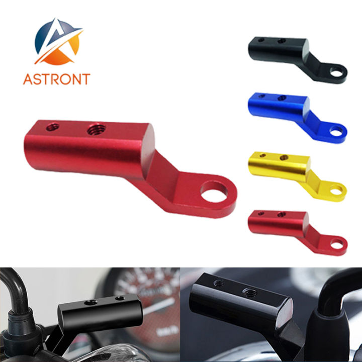 Astront Motorcycle Mirror Rearview Mirror Extender Bracket Adapter ...