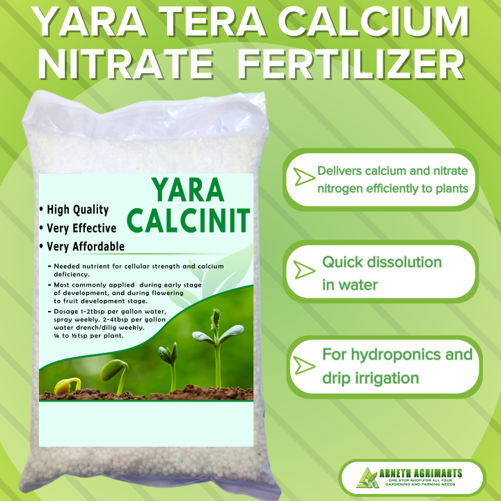 CALCIUM NITRATE CALCINIT FERTILIZER - FOR HYDROPONICS AND DRIP ...