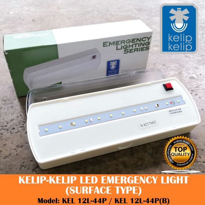 Bomba Approved Kelip Kelip Surface Type Led Emergency Light Lampu