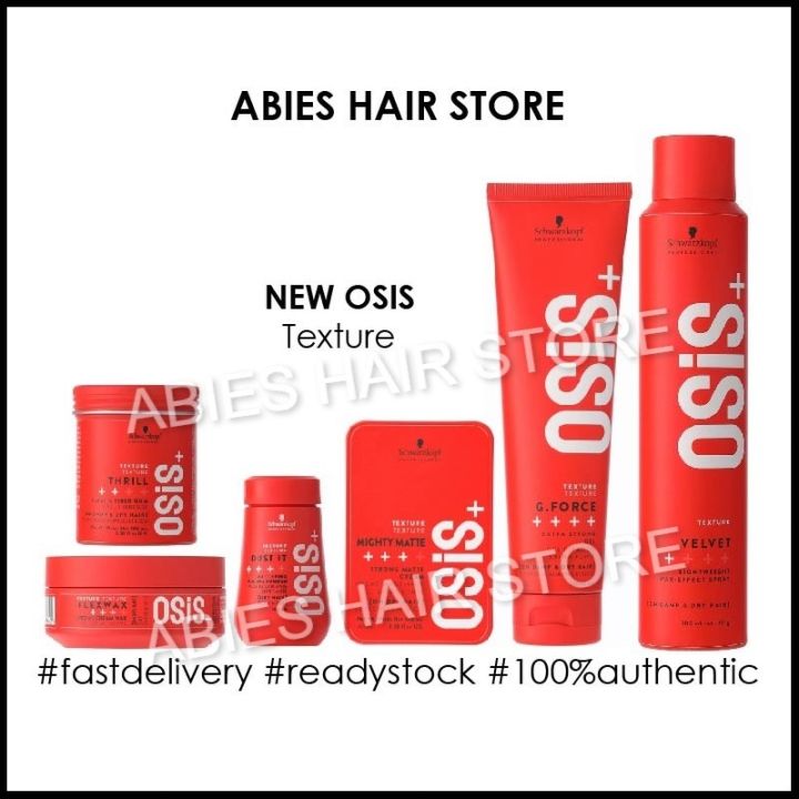 SCHWARZKOPF NEW OSIS (THRILL / FLEXWAX / DUST IT / MIGHTY MATTE / G ...
