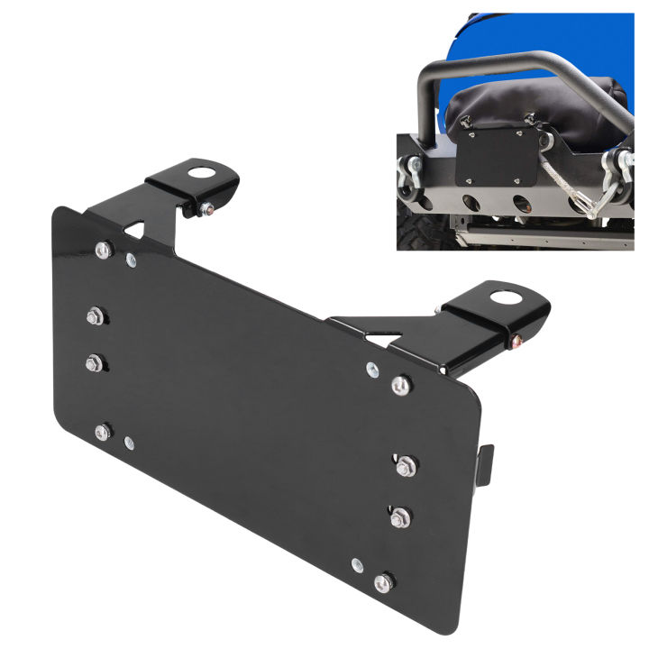 ผู้ถือแผ่นป้ายทะเบียนเหล็ก Winch Roller Fairlead Mounting Bracket ...