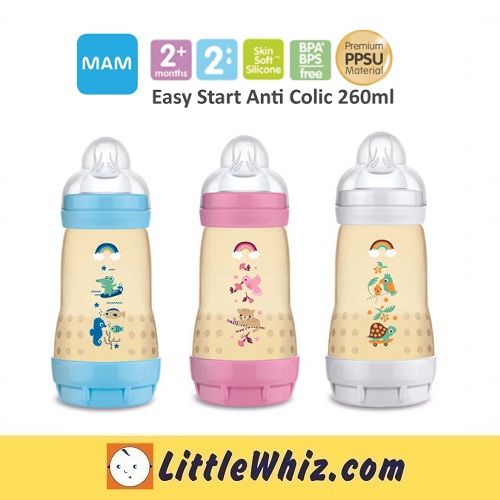 MAM: Easy Start Anti-Colic PPSU Feeding Bottle - 260ml | Lazada