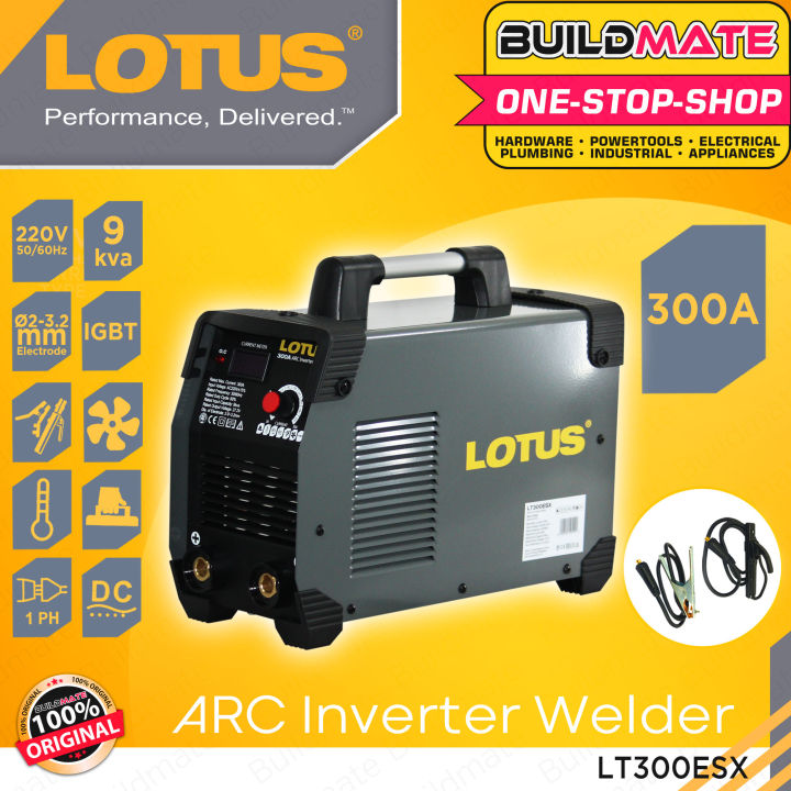 BUILDMATE Lotus 300A IGBT ARC Inverter Welding Machine LT300ESX 300A ...