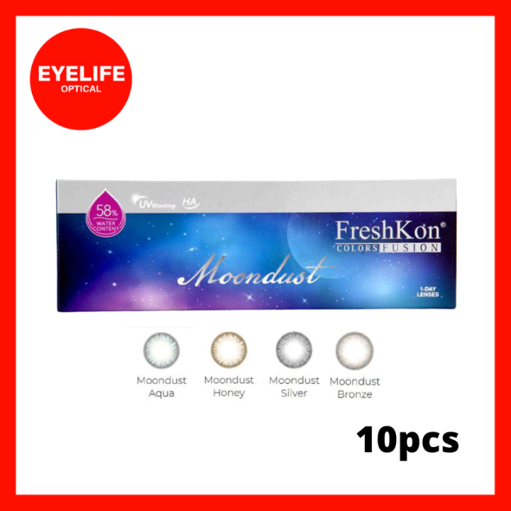 FreshKon Color Fusion Moondust Cosmetic Contact Lenses 10PCS | Lazada