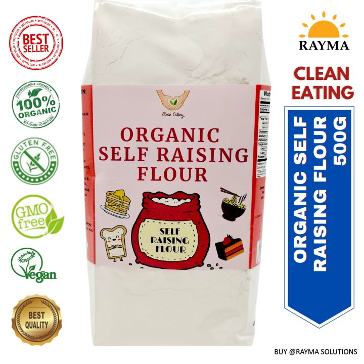 CLEAN EATING Premium Organic Self Raising Flour, 500g | Lazada