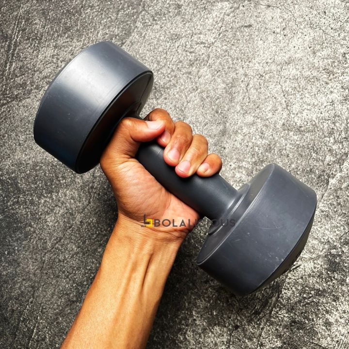 Barbel Kosongan Dumbell Plastik PVC Tebal 3kg 5kg 7kg 10kg Bolalicious | Lazada Indonesia