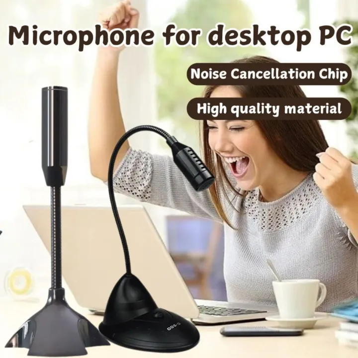 Holder Omnidirectional Microphone Online Class For Laptop Play&Plug ...