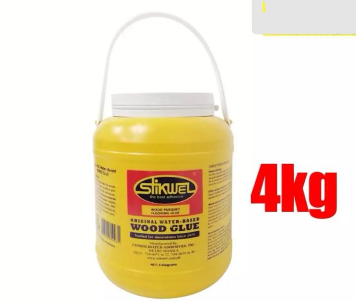 STICKWEL the best adhesives 4 Kilos wood parquet floor glue 1 Gallon ...