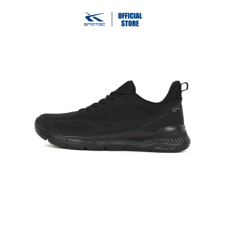 Spotec Sneakers Activo Sepatu Sneakers Pria Wanita - Hitam Hitam ...