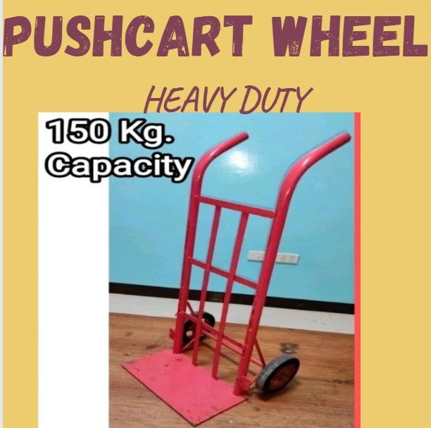 Kartilya Pushcart Push Cart Trolley 1" pipe x 8" wheel Heavy Duty ...
