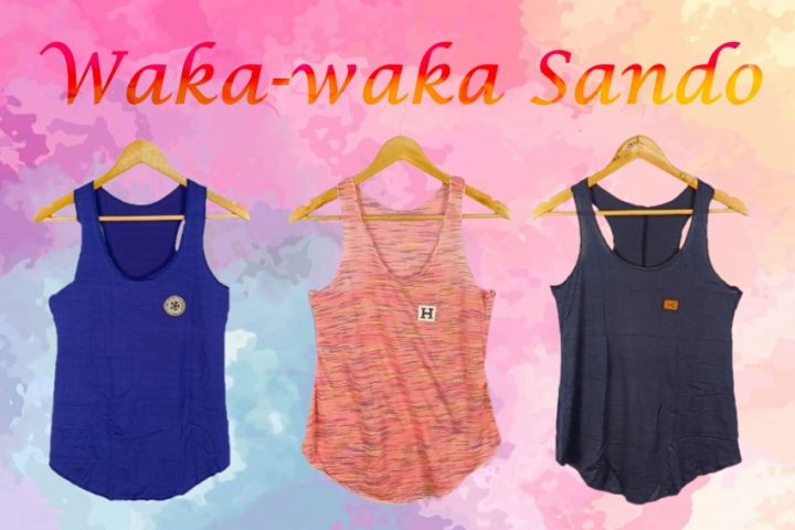 3 pcs for 110 sando for ladies (waka) | Lazada PH